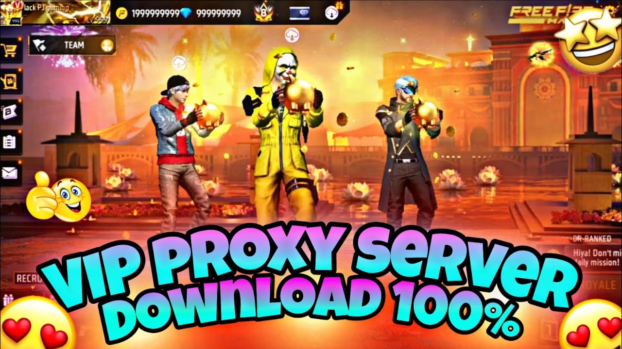 How To Download VIP proxy server used diamond in game free fire 100%💎🤩 ...