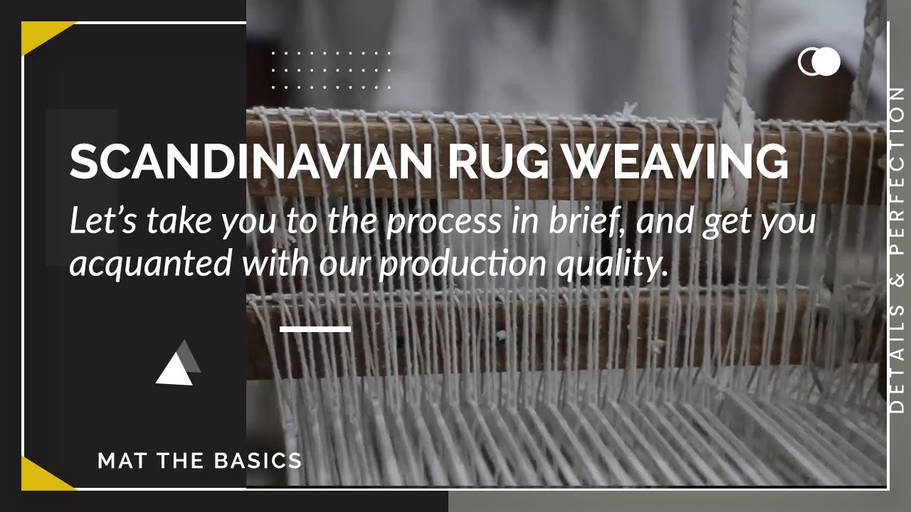 Scandinavian Rug Production Process - YouTube