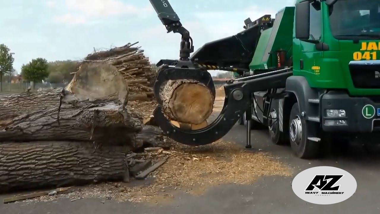 Extreme Fast Wood Chipper Machine Modern Technology - Amazing Wood ...