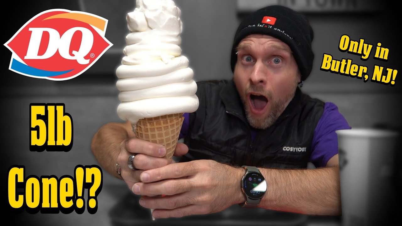 Episode 280: 5lb Dairy Queen Ice Cream Cone Challenge | Butler, NJ ...