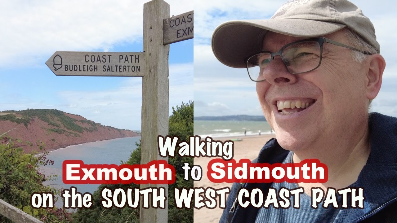 Walking from EXMOUTH to BUDLEIGH SALTERTON to SIDMOUTH on the South West Coast Path - YouTube