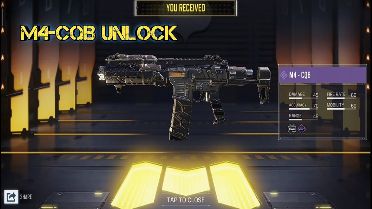 Call of Duty New Premium Pass Skin M4 CQB Unlock | COD M4-CQB | Battle ...
