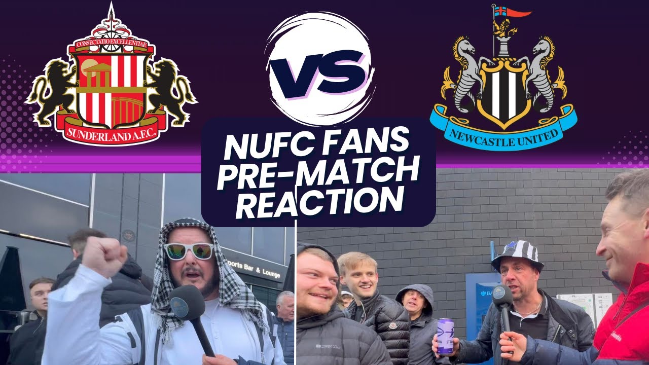 Sunderland vs Newcastle United 0-3 - NUFC pre match fan interviews! # ...