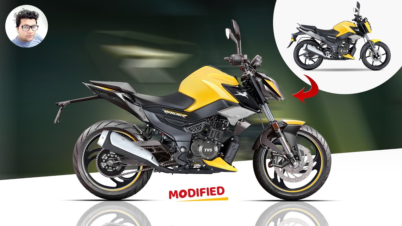 TVS Raider - New Bike with Parado Alloy Wheels Modified (Look Like KTM ...