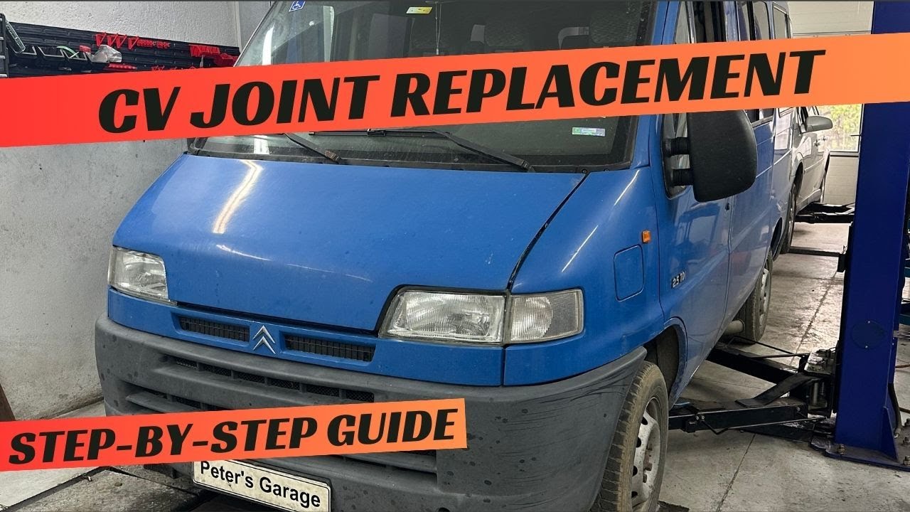 Citroen Jumper CV Joint replacement - YouTube