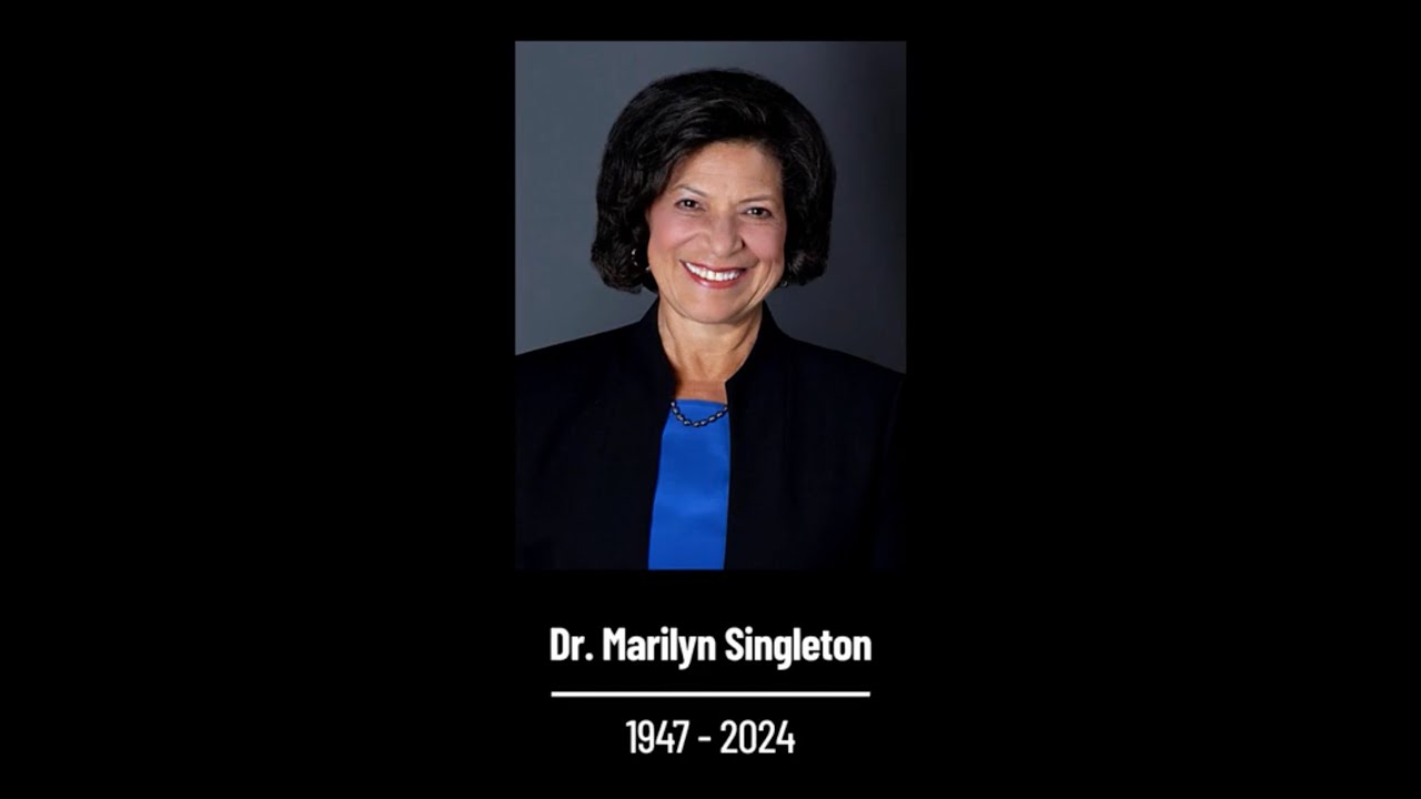In Memoriam of Dr. Marilyn Singleton - YouTube