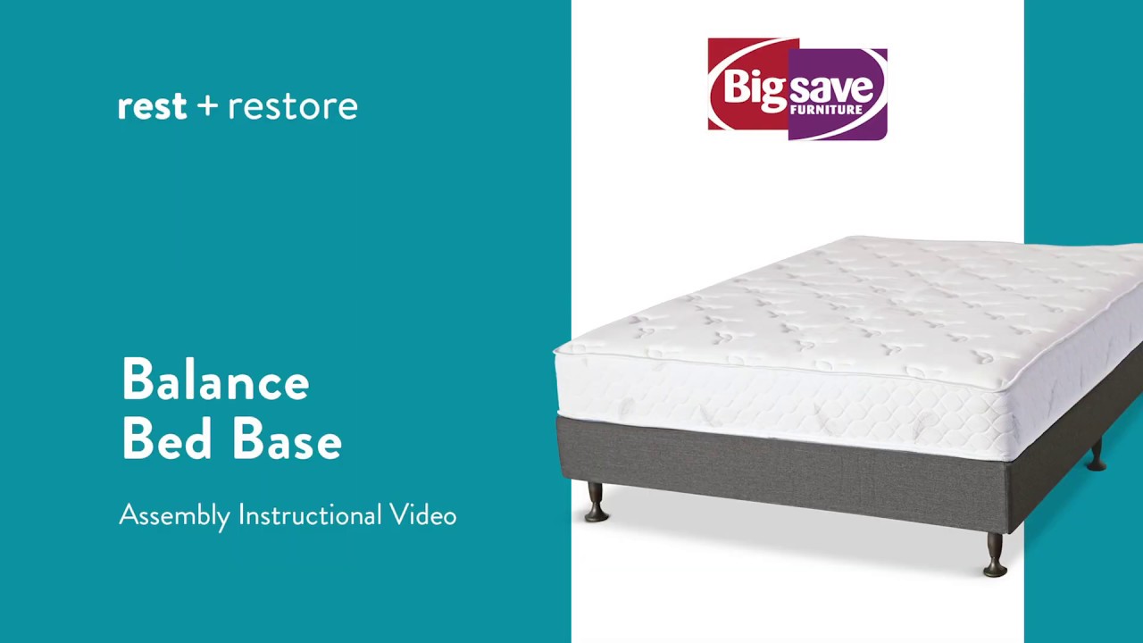 Rest + Restore Balance Bed Base | Assembly Instructional Video - YouTube