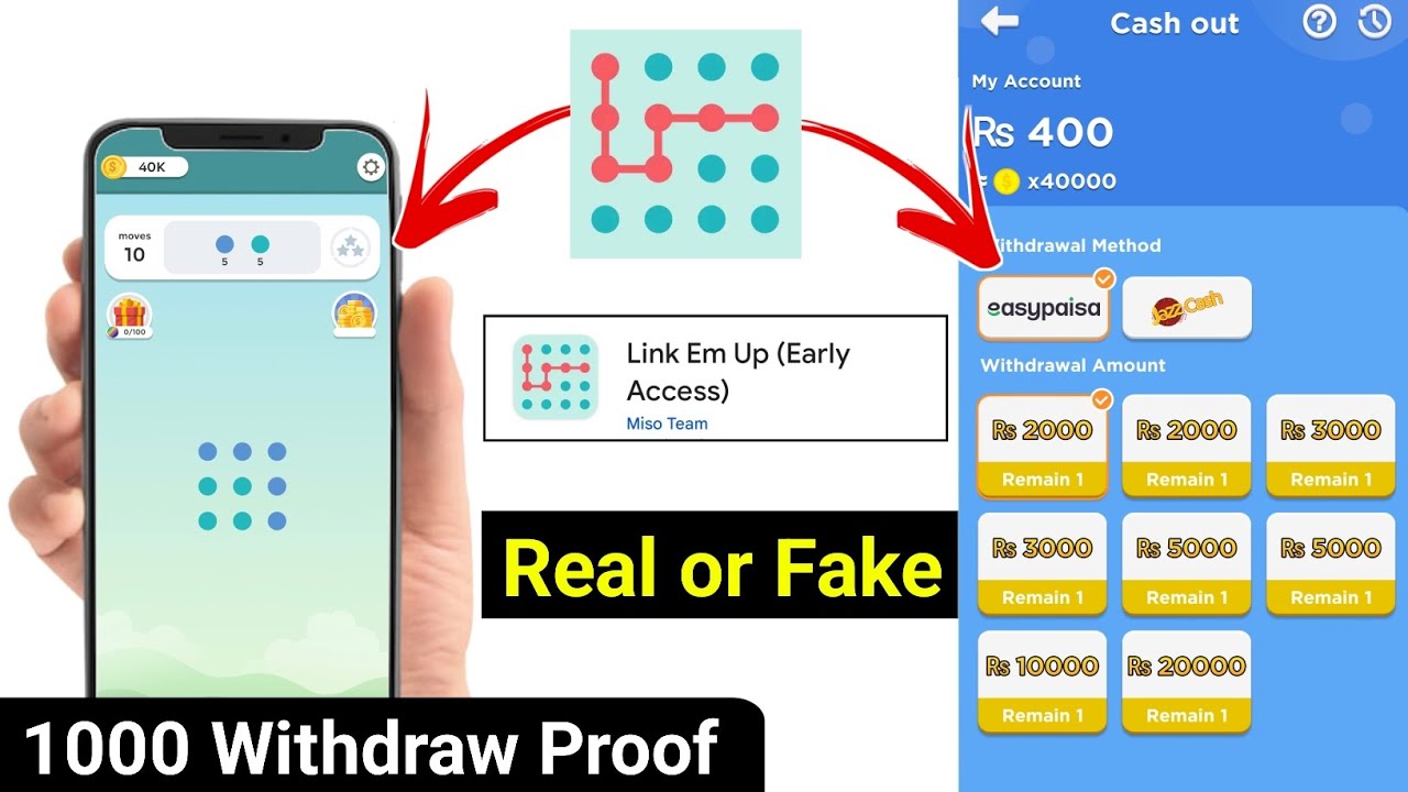 Link Em up App Payment Proof | Link Em up App Real or Fake | Link Em up ...