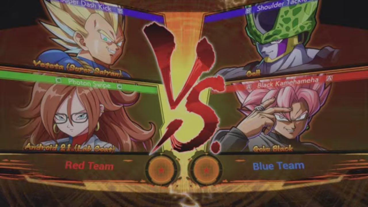 Dragon Ball Fighterz Vegeta Super Saiyan, Android 21 Lab Coat VS Cell ...