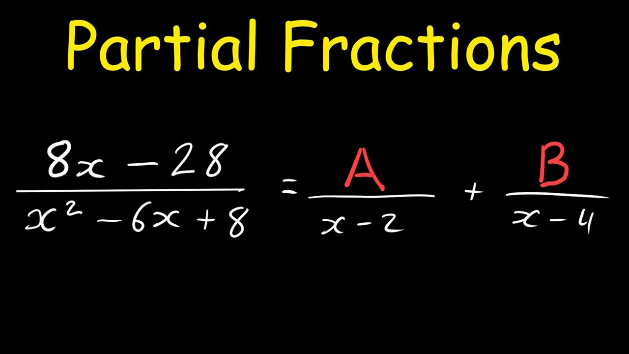 Solving Partial Fractions | Step-By-Step - YouTube