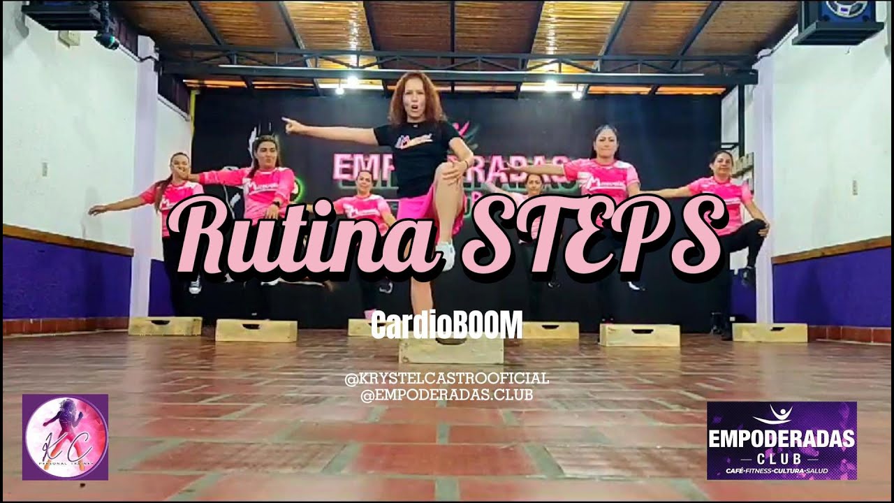Rutina STEPS Básica CardioBOOM con Krystel - YouTube