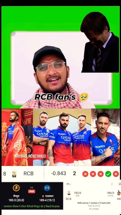 RCB fan's so said 🥹💔#rcb #rcbfans #rcbvsrr #rcbfans #royalchallengersbangalore #ipl # ...