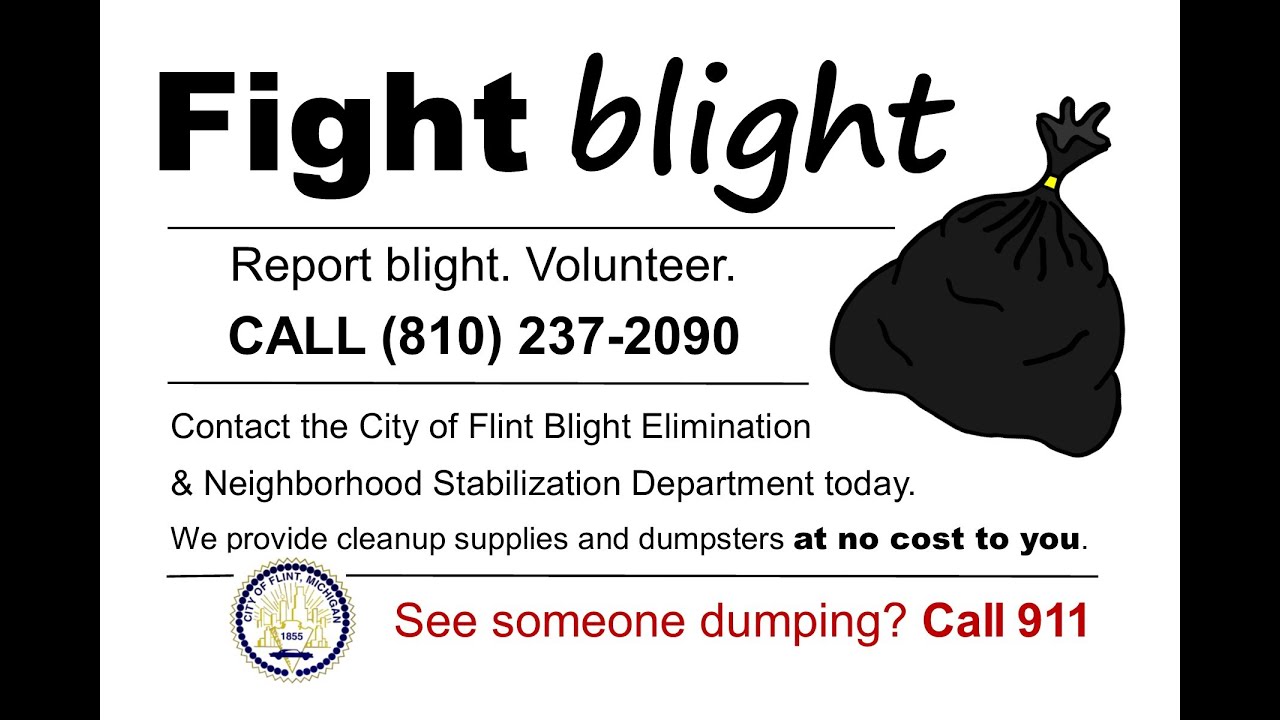 City of Flint Fight Blight press conference - YouTube