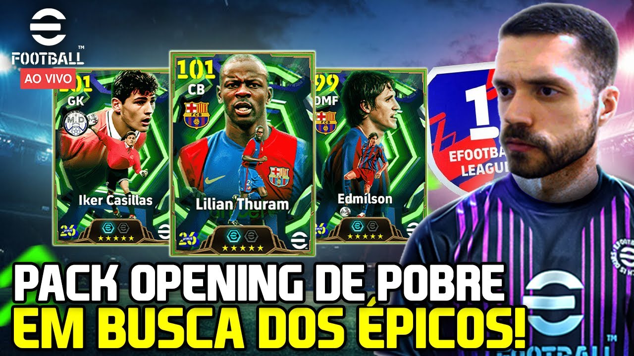 🔴AO VIVO - PACK OPENING DE POBRE EM BUSCA DO THURAM KKKKK | LIVE RÁPIDA ...
