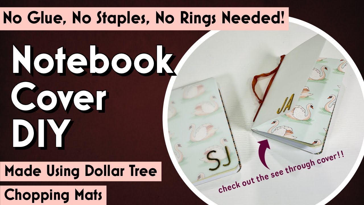 COOL WAY TO PROTECT YOUR NOTEBOOKS! easy see-through NOTEBOOK COVERS ...