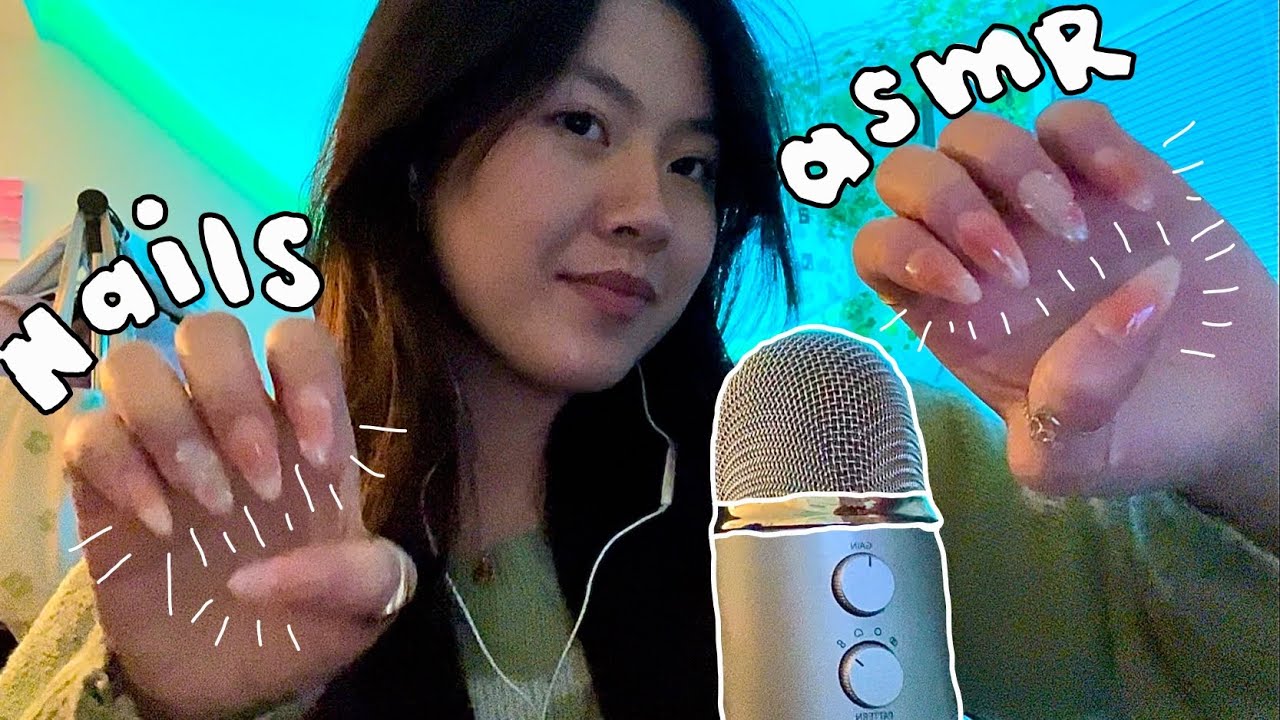 Trying ASMR for the first time with Nails!! 💅 - YouTube
