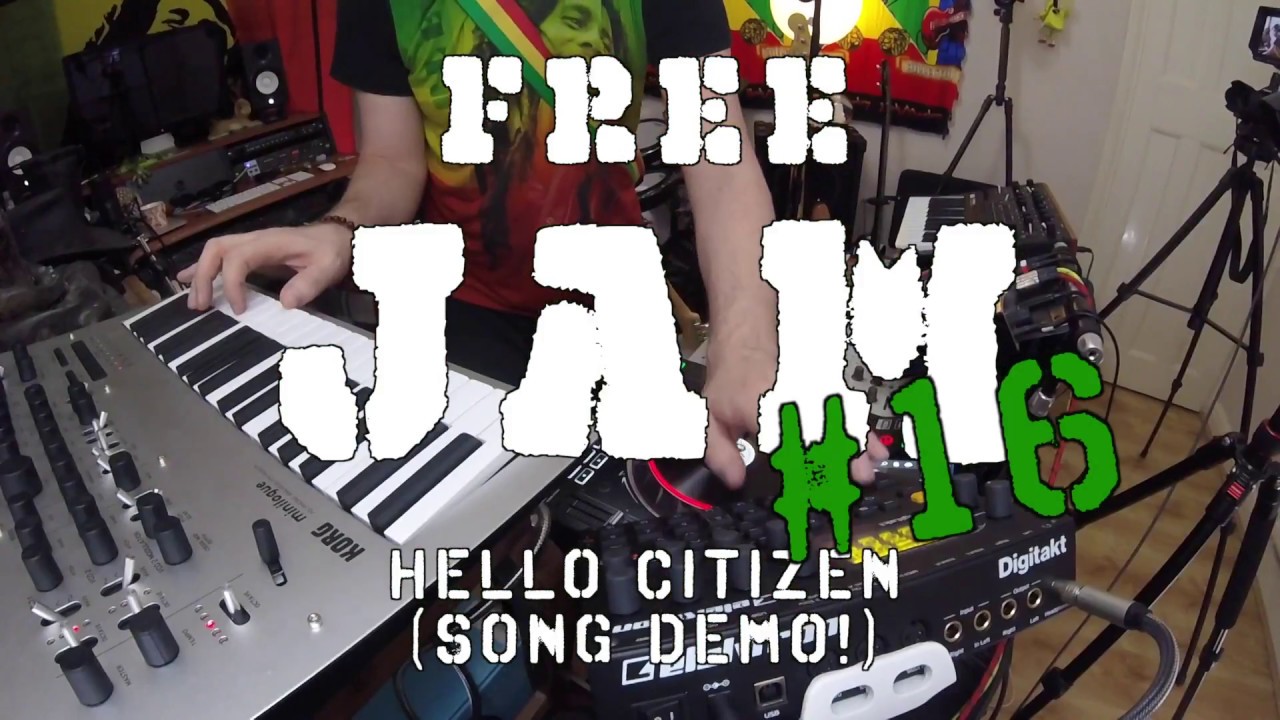 "Hello Citizen" demo reggae song w/Digitakt beats (Live Looping) [Free ...