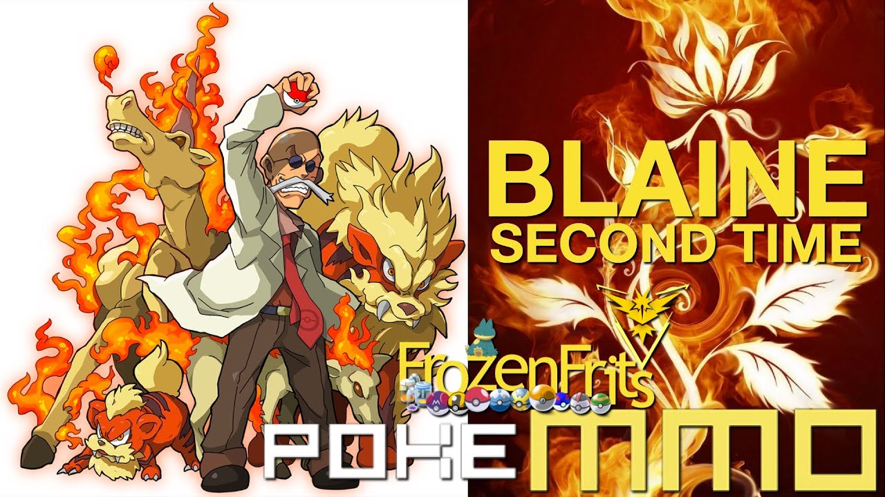 #8 PokeMMO Blaine for the Second Time - Fire Red - YouTube