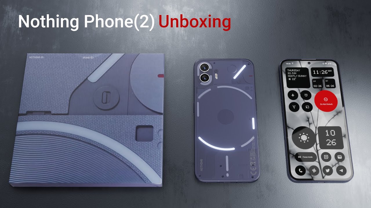 NOTHING PHONE (2) Unboxing - YouTube