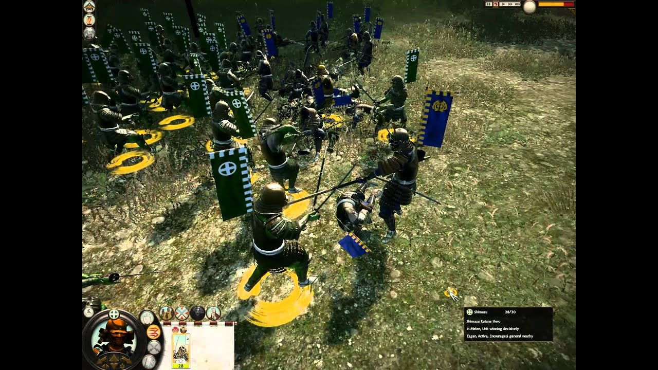 Shogun 2 total war battle animations - YouTube