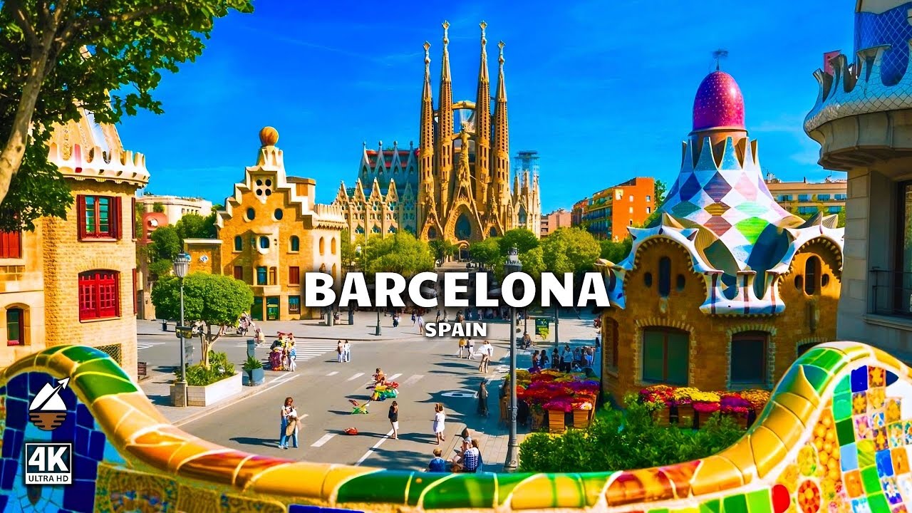 Discovering Barcelona 4K | A Walk Through the Most Beautiful Street in ...