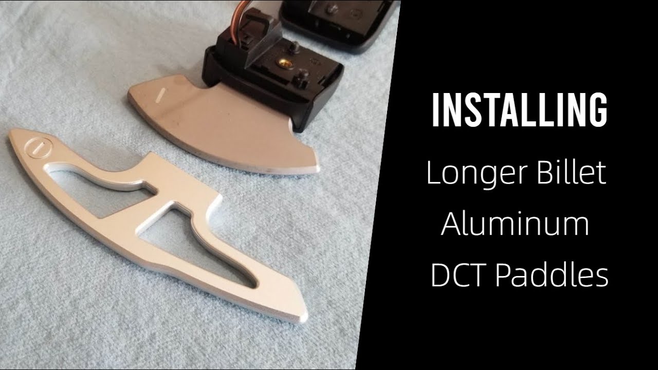 Installing Longer Billet Aluminum DCT Paddles on a BMW E92 M3 - YouTube