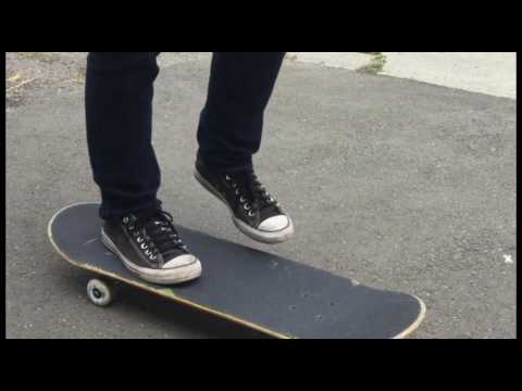 How to skateboard goofy footed - YouTube