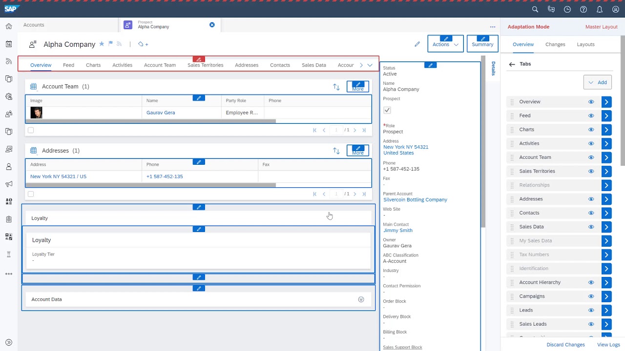 Create a new tab and move fields to the new tab - YouTube