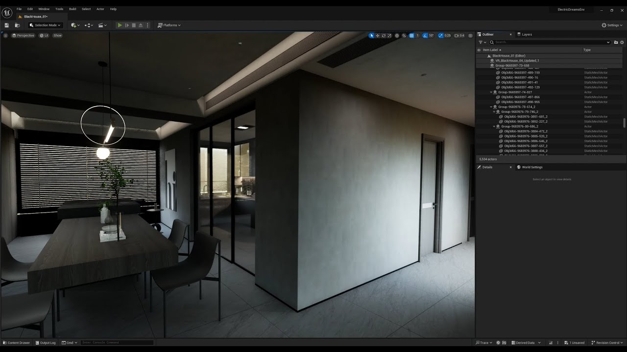 Unreal Engine 5 Lumen Interior Visualization Working Part2 - YouTube