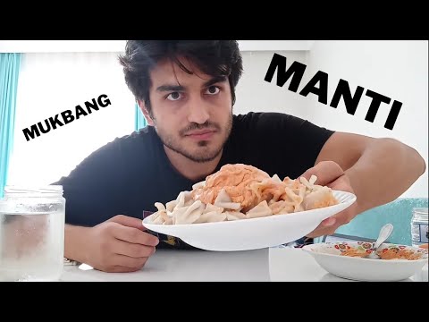 BİRAZ YEMEK 17 (MANTI) MUKBANG