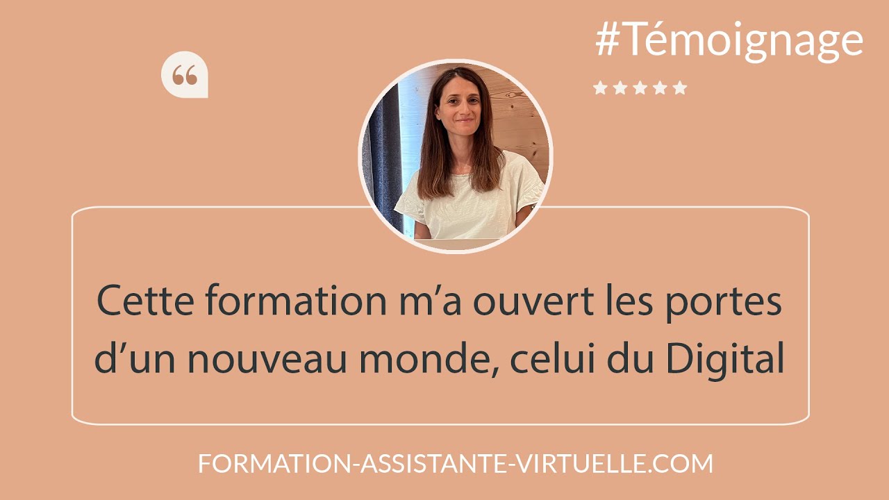 Témoignage de Laëtitia - Avis Formation Assistant Blogueur - YouTube