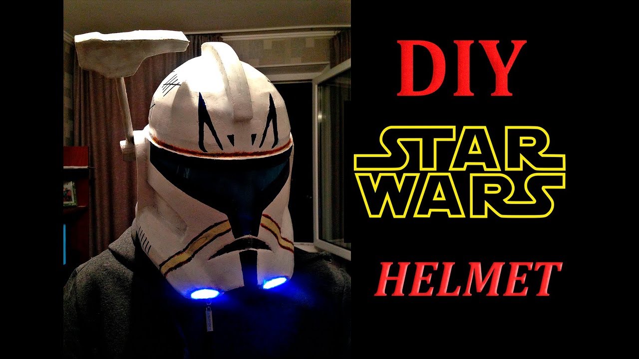 How to make Star Wars helmet DIY | Как сделать шлем из звездных войн ...