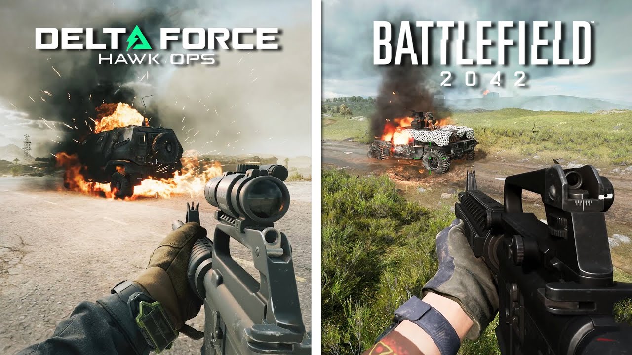 Delta Force vs Battlefield 2042 - Destruction Comparison - YouTube