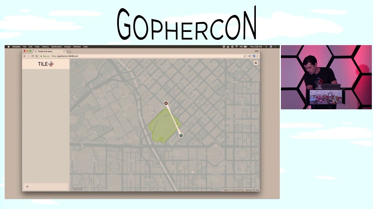 GopherCon 2018 Lightning Talk: Josh Baker - Roaming Geofences with Tile38 - YouTube