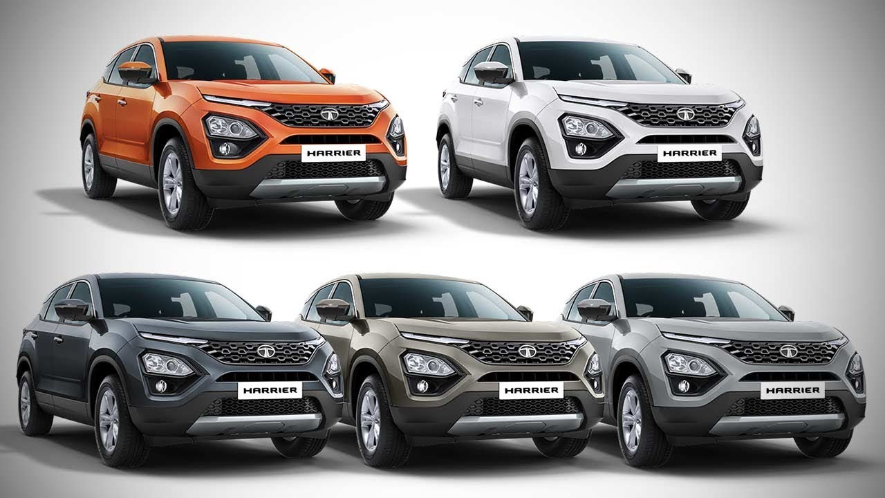 2018 Tata Harrier - All Colours - Images | AUTOBICS - YouTube