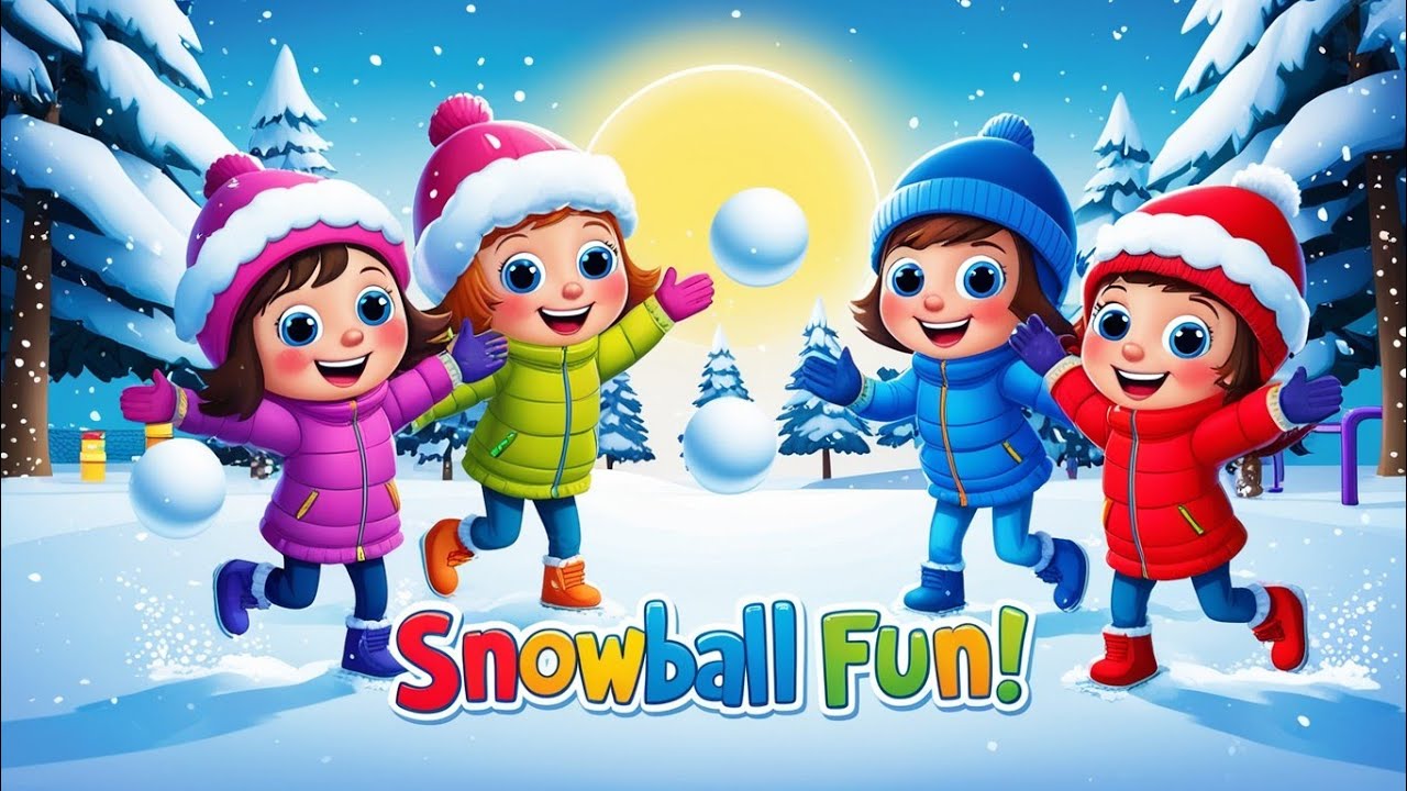 "🎶 Snowball Surprise! | Fun and Catchy Kids Nursery Rhyme | Sing ...