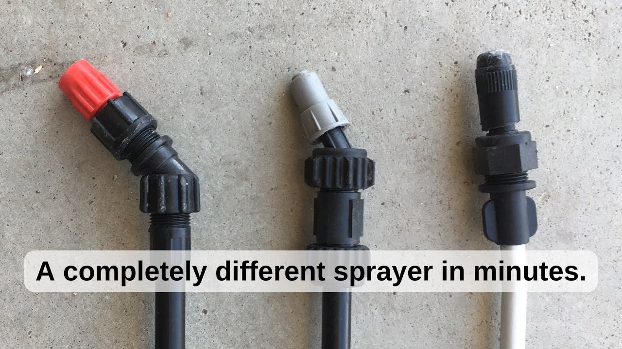 How to Change the Nozzle On a Lawn or Garden Sprayer - YouTube