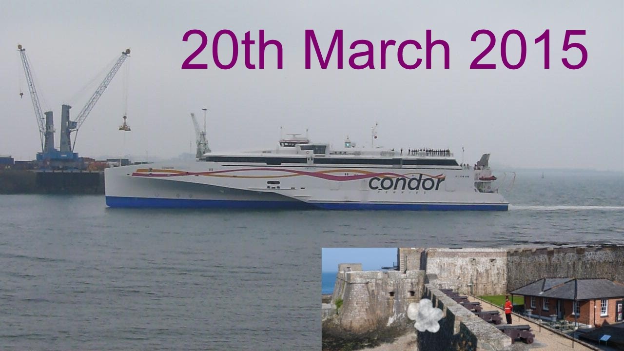 CONDOR LIBERATION Arrives in Guernsey to a 9 Gun Salute From Castle ...