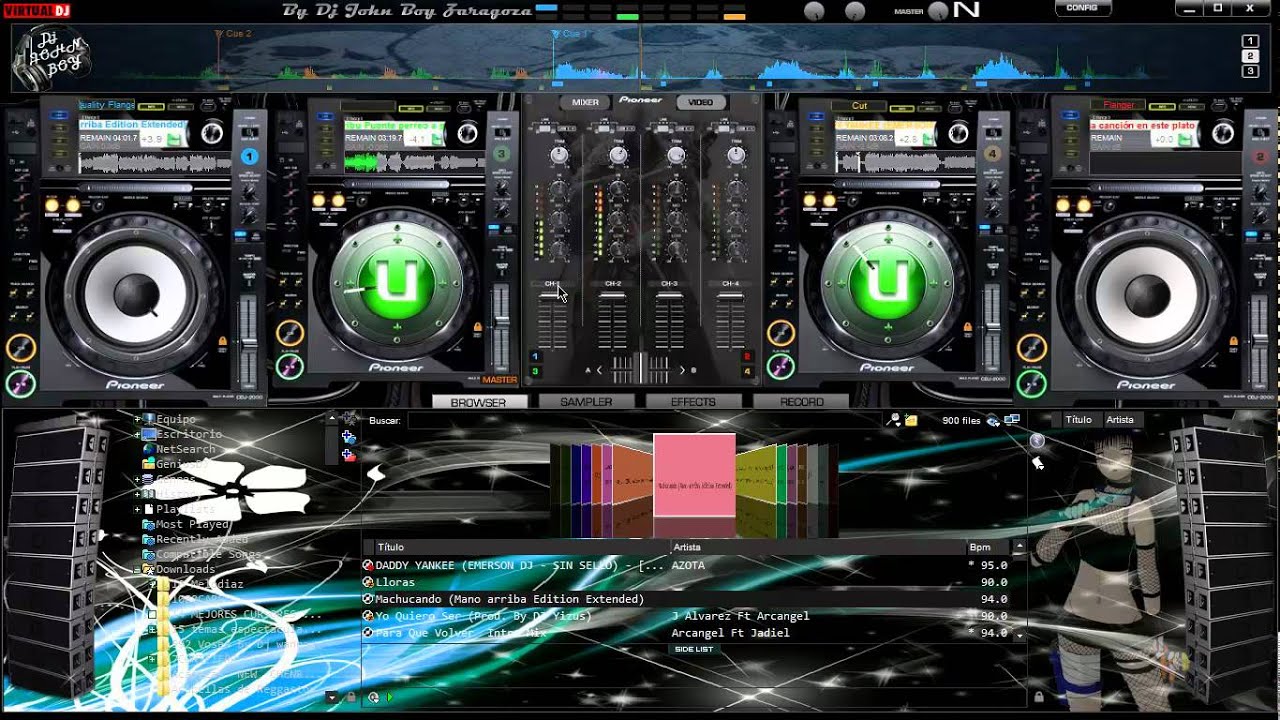☠☠ Skin Nuevo para virtual dj 7 Original ☠☠ - YouTube