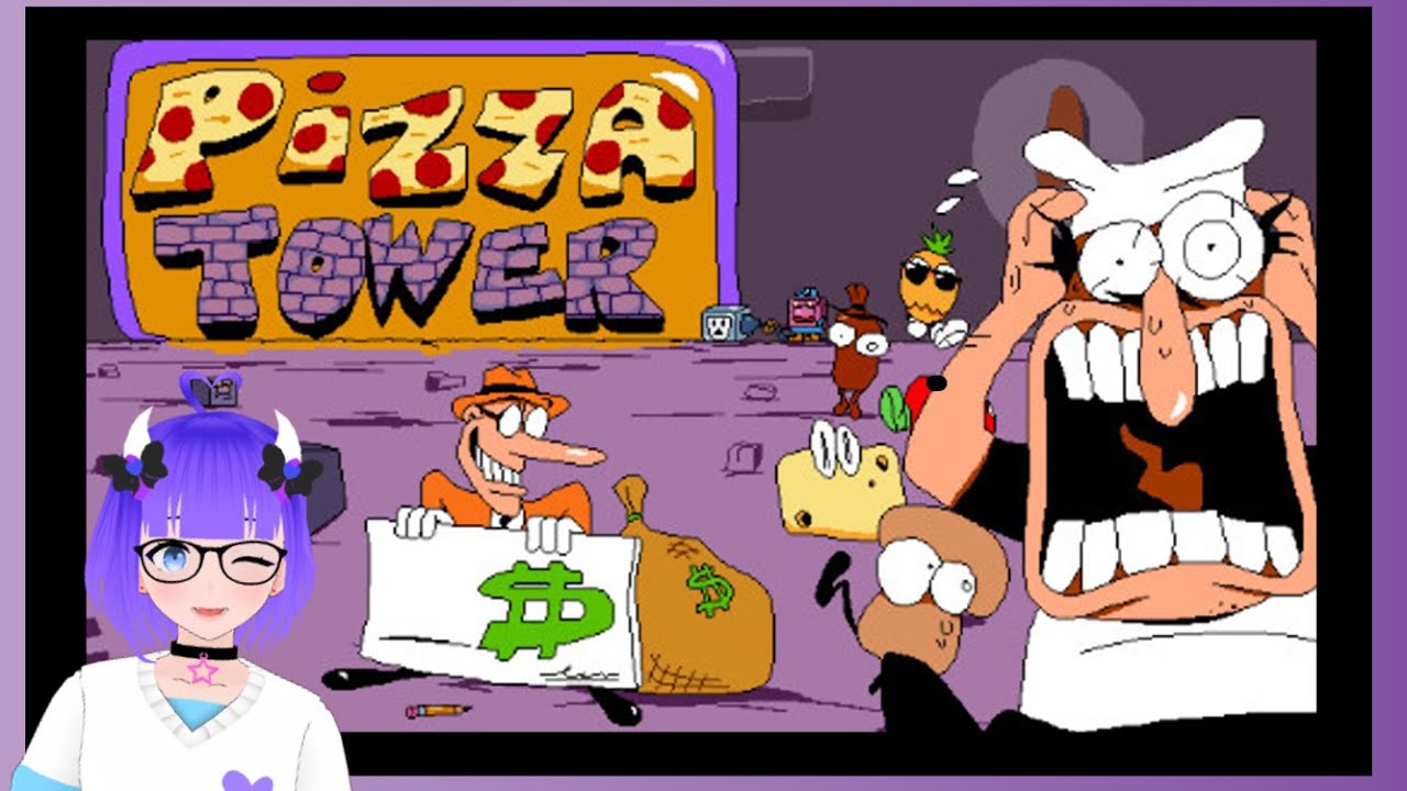 Pizza Tower VOD 1: It's PIZZA TIME. Let's enjoy a totally normal pizza ...