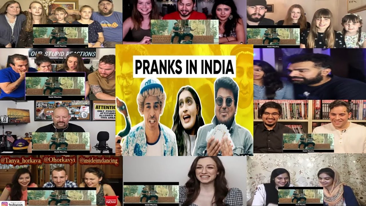 Prank in India | Jordindian | Mixed Mashup Reaction | Indian Mixed ...