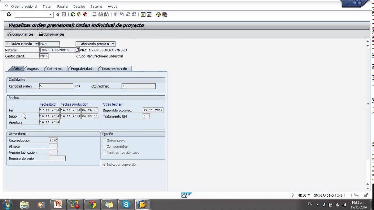 MD16 visualizar ordenes previsionales - YouTube