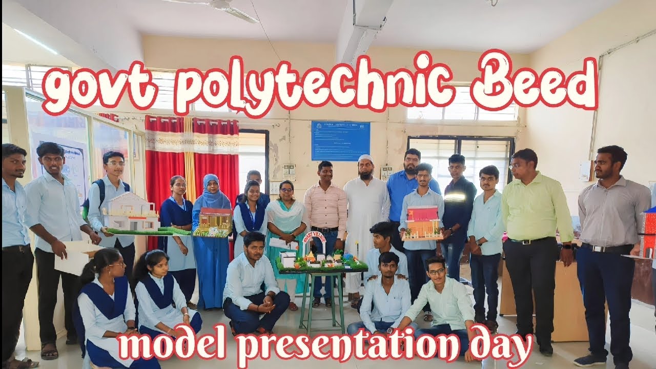 government polytechnic college Beed model presentation day civil ...