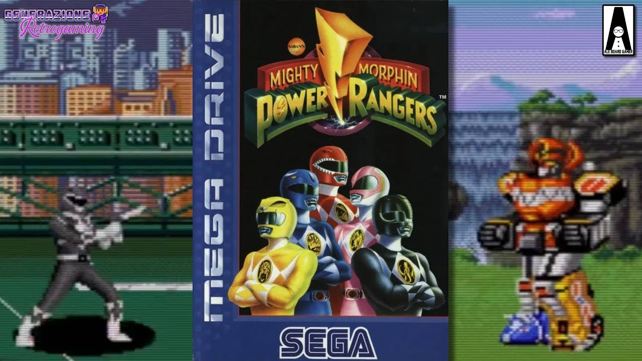 MIGHTY MORPHIN POWER RANGERS, un picchiaduro su Sega Mega Drive [La ...