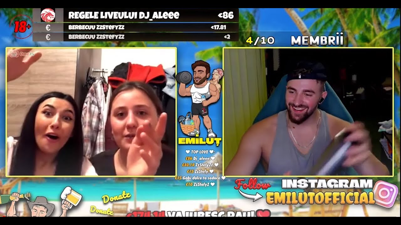 @EmilBadarau FUNNY MOMENTS Emilut caterinca pe OME TV #76 - YouTube