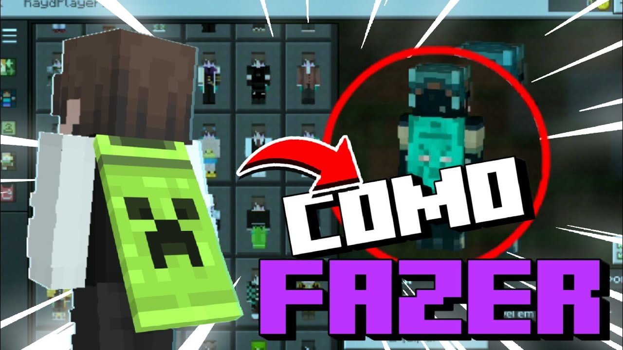 Como Fazer Capa personalizada pro Minecraft #Minecraft #tutorial #capa ...