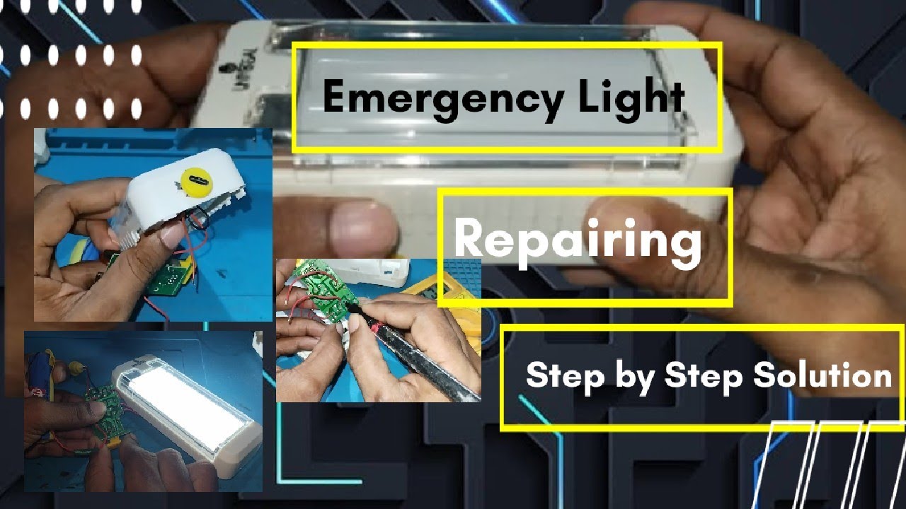 How to Repair Emergency Light at Home | Easy Step-by-Step Fix for ...