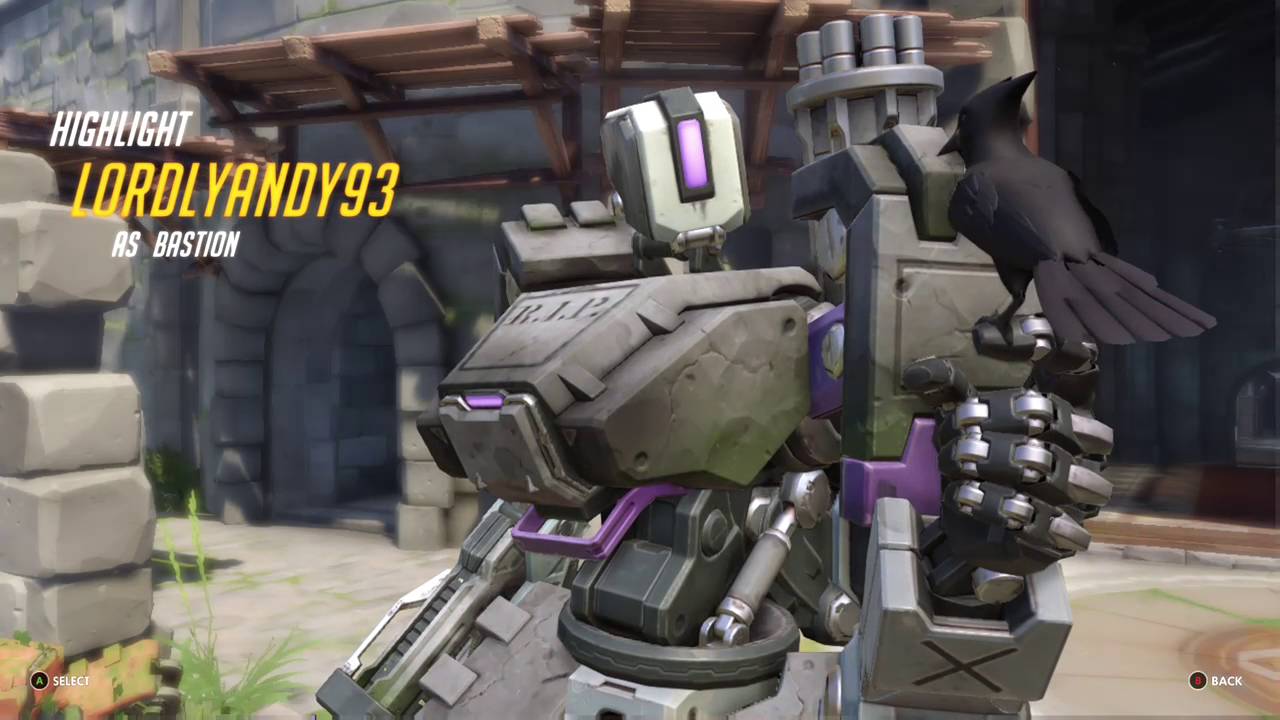 Overwatch: Origins Edition Bastion Highlight 9 - YouTube