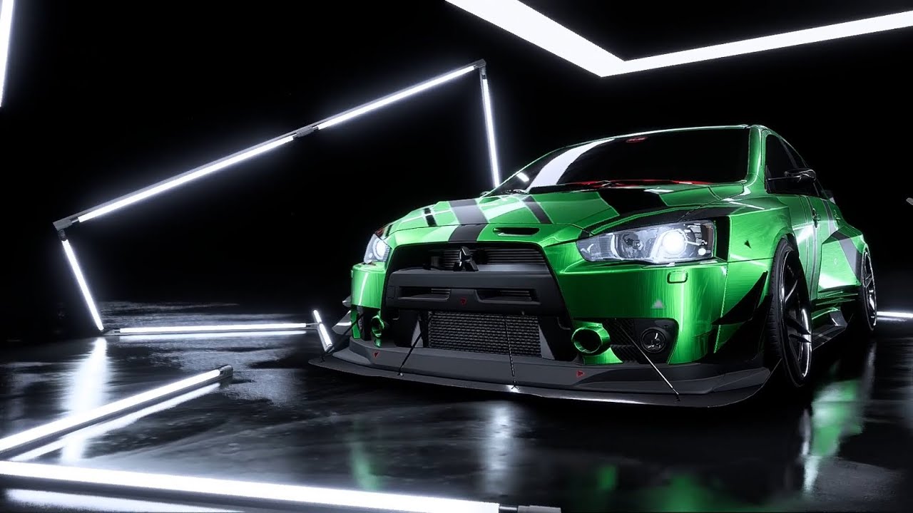 Mitsubishi Lancer Evo X K.S. Verde / NFS - Need for Speed - Heat ...