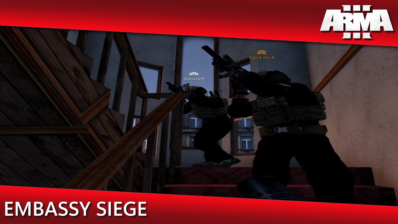 SAS Embassy Siege » Steel Wind | ArmA 3 Co-Op w/Sabre AU - YouTube